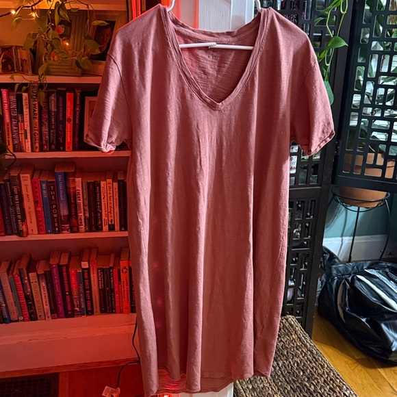 Daily Ritual | Dresses | Daily Ritual Coral Vneck Dress Distressed ...